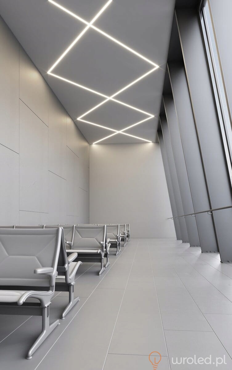 Profil led KOZEL 2MB surowy + osłona mleczna HS22 | wroled.pl
